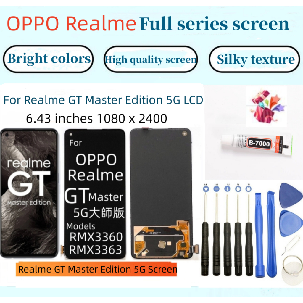 Màn hình AMOLED hoàn toàn mới Realme GT Master Edition 5G LCD cho OPPO ...