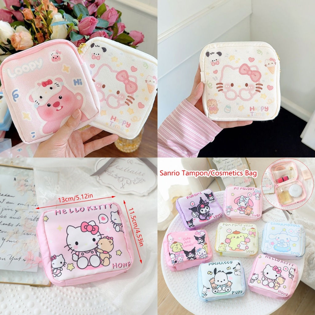 Thi 1 Mini Mỹ Phẩm Ví Đựng Tiền Xu Túi Quà Tặng Kawaii Sanrio Hello ...