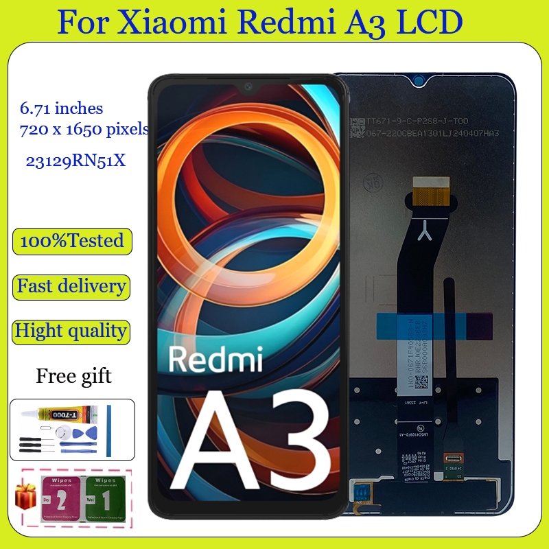Chính Hãng Dành Cho Xiaomi Redmi A3 LCD DIsplay Bộ Số Hóa Màn Hình Cảm ...