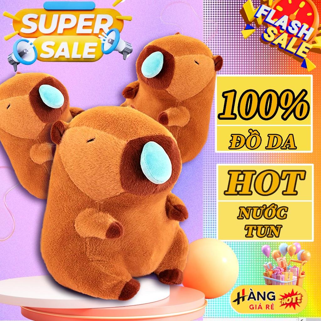 Gấu Bông Capybara 25-50cm Capybara búp bê sang trọng Phong cách rùa ...