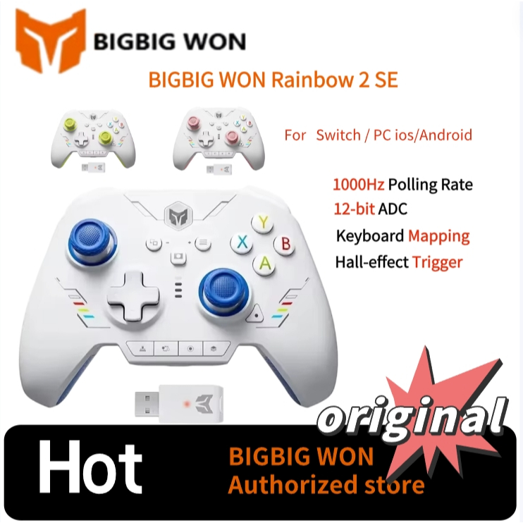 Bigbig WON Rainbow 2 SE Bộ điều khiển không dây Bộ điều khiển chơi game đa nền tảng Kích hoạt ...
