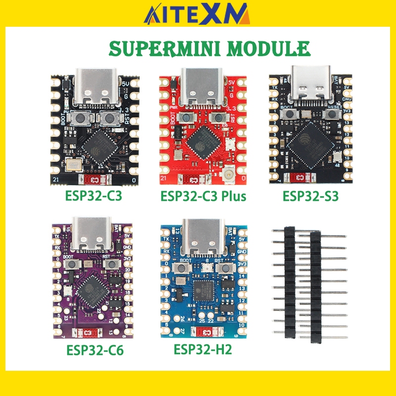 Bảng phát triển ESP32 SuperMini ESP32 C3 / ESP32 S3 / ESP32 C6 / ESP32 H2 Ban phát triển ESP32 ...
