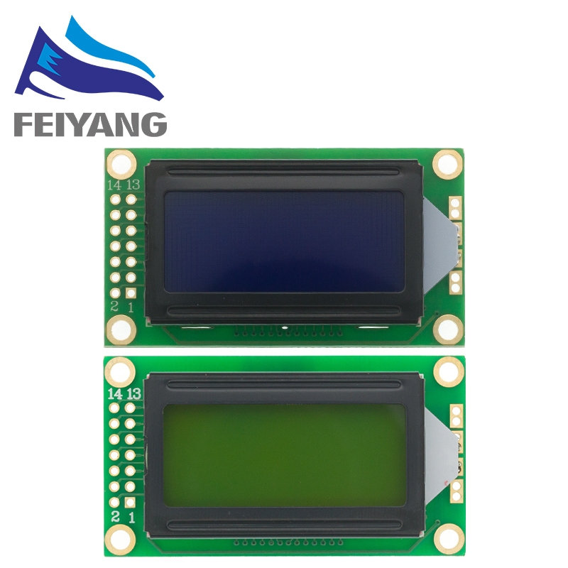 0802 Mô-đun LCD 8 x 2 Màn hình nhân vật 3.3V / 5V Đèn nền LCD LED cho ...