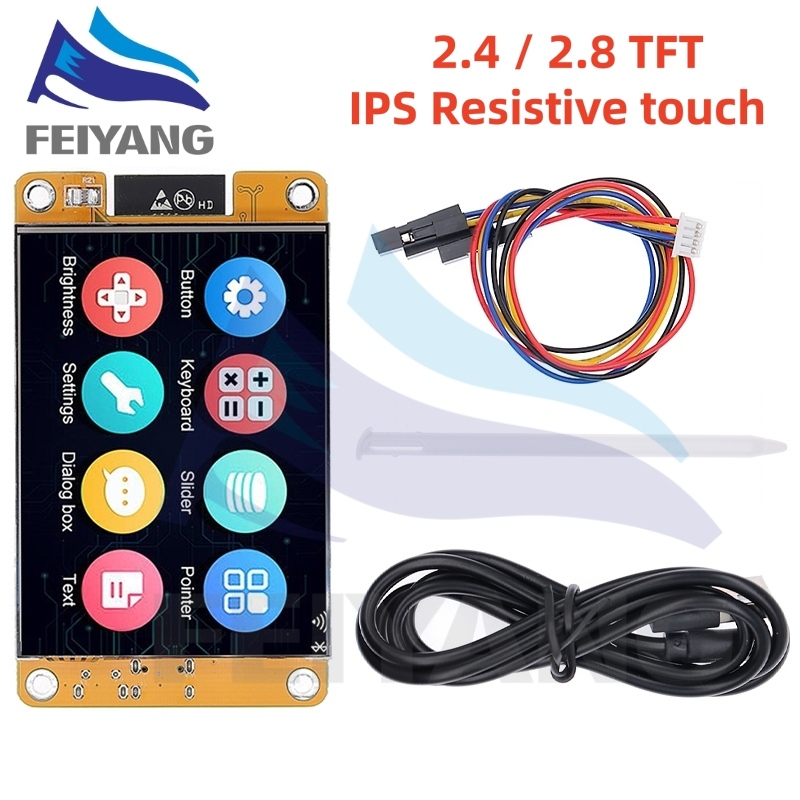 2.4 inch 2.8 inch ESP32 Arduino LVGL WIFI & Bảng phát triển Bluetooth 2 ...