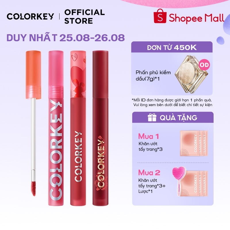 Son môi COLORKEY 1.7g lâu trôi chất lượng | Shopee Việt Nam