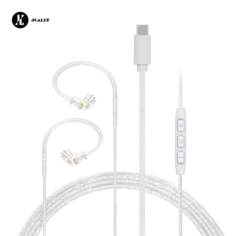 JCALLY PJ3 5N Cao Nguyên Chất OFC Cáp Tai Nghe Mạ Bạc Tích Hợp Chip DAC ...