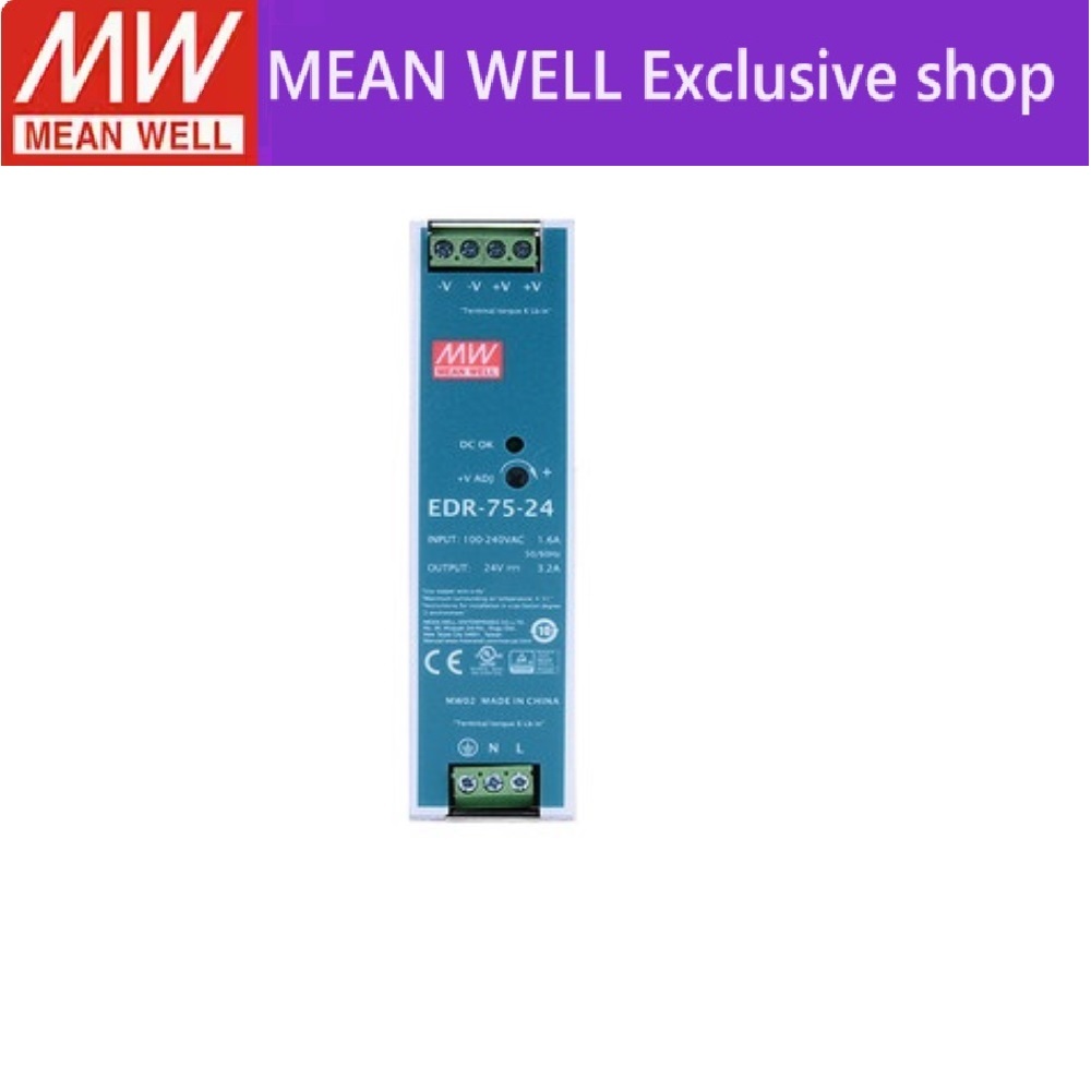 MEAN WELL EDR-75 EDR-75-12 EDR-75-24 EDR-75-48 Chuyển mạch nguồn điện Máy biến áp điều chỉnh ...