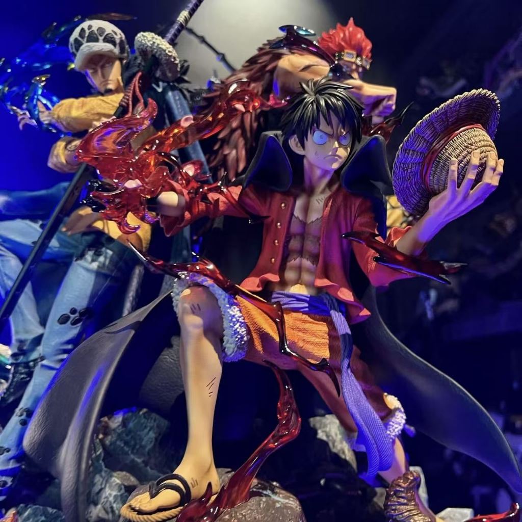 Búp bê One Piece, Ba đội trưởng, Onishima, Luffy, Rokid, Ryukaze, và ...