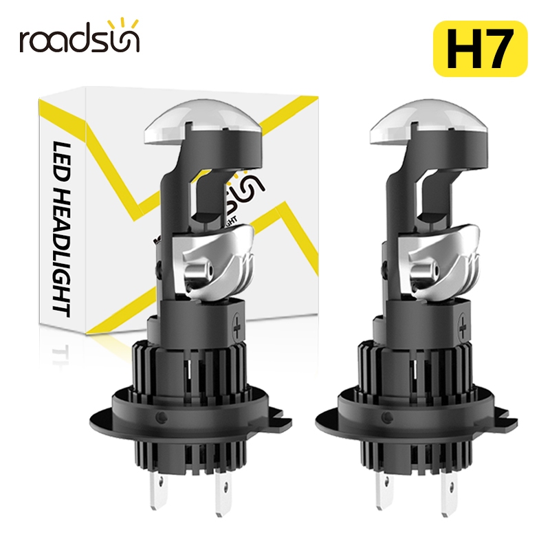Roadsun 2 Bóng Đèn Pha Ô Tô LED H7 Canbus 26000LM 150W 6500K Trắng Siêu ...