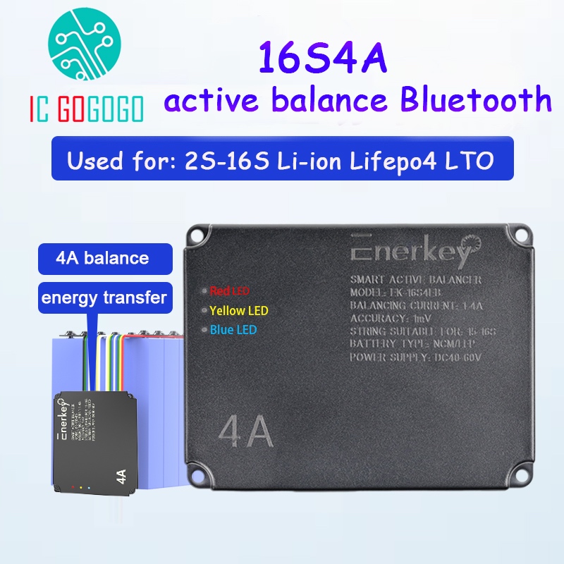 1mv 2A 4A Active Balancer 2S đến 16S 15S 48V Li-ion ion Lifepo4 LTO Pin ...