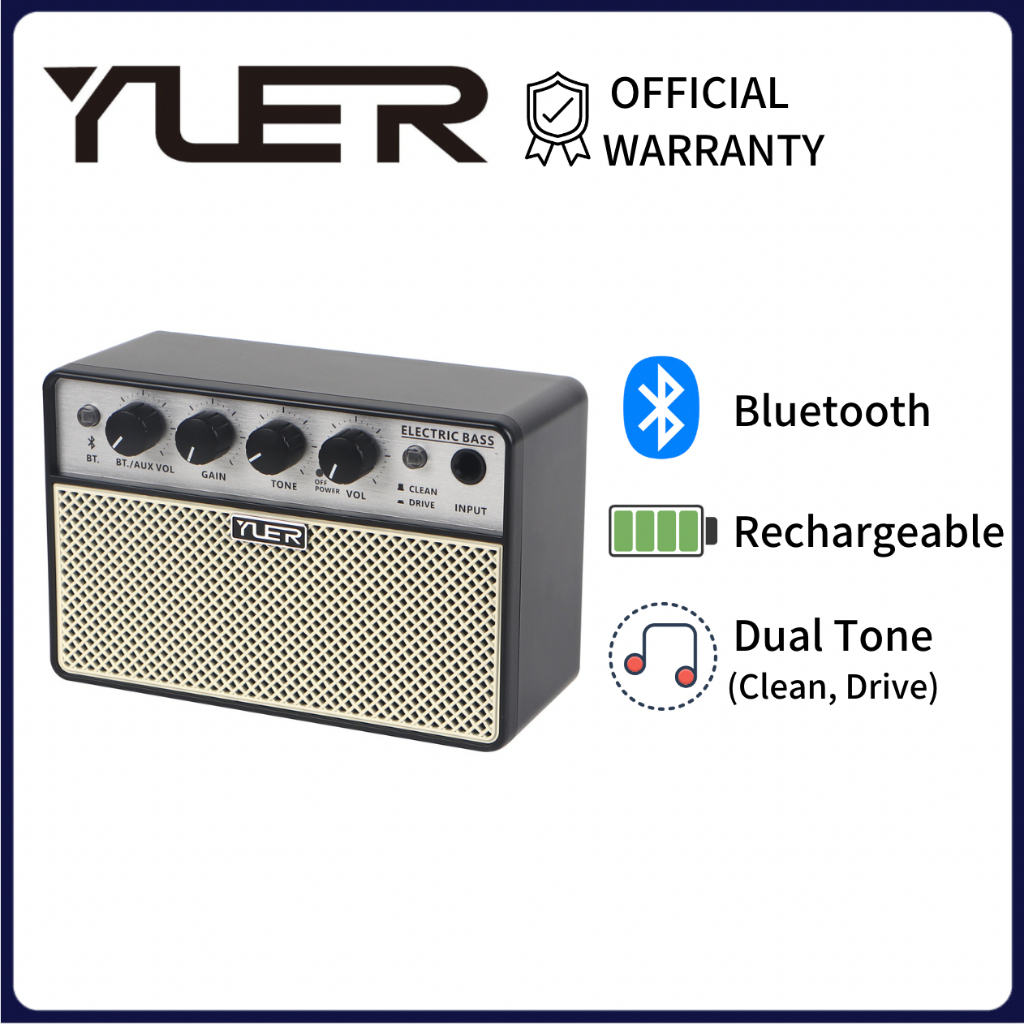 [Chính THỨC ] YUER Mini Bass Amp Sạc 10W Để Bàn Khuếch Đại Loa Cho Bass ...
