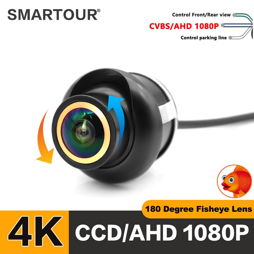 Smartour 360 Độ AHD 1920x1080P Camera quan sát phía sau ô tô tầm nhìn ...