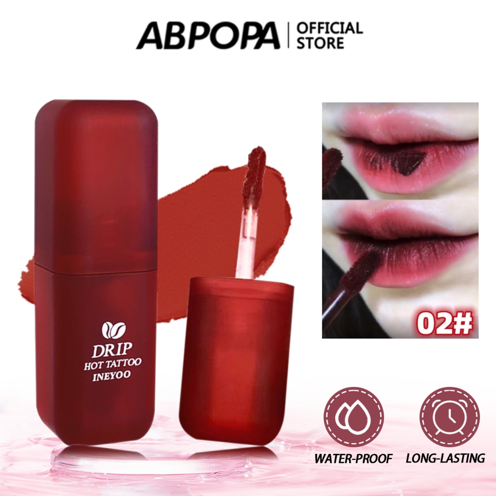 Abpopa Ineyoo® Matte Velvety Lip Mud Silky Lip Makeup 3g 8 Màu 3g | Shopee Việt Nam