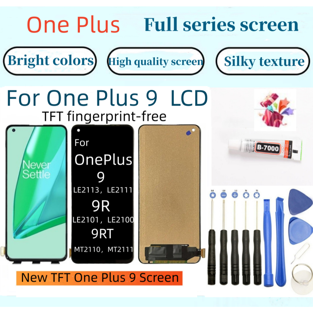 Màn hình TFT hoàn toàn mới OnePlus 9 9R 9RT LCD cho One Plus LE2113 ...