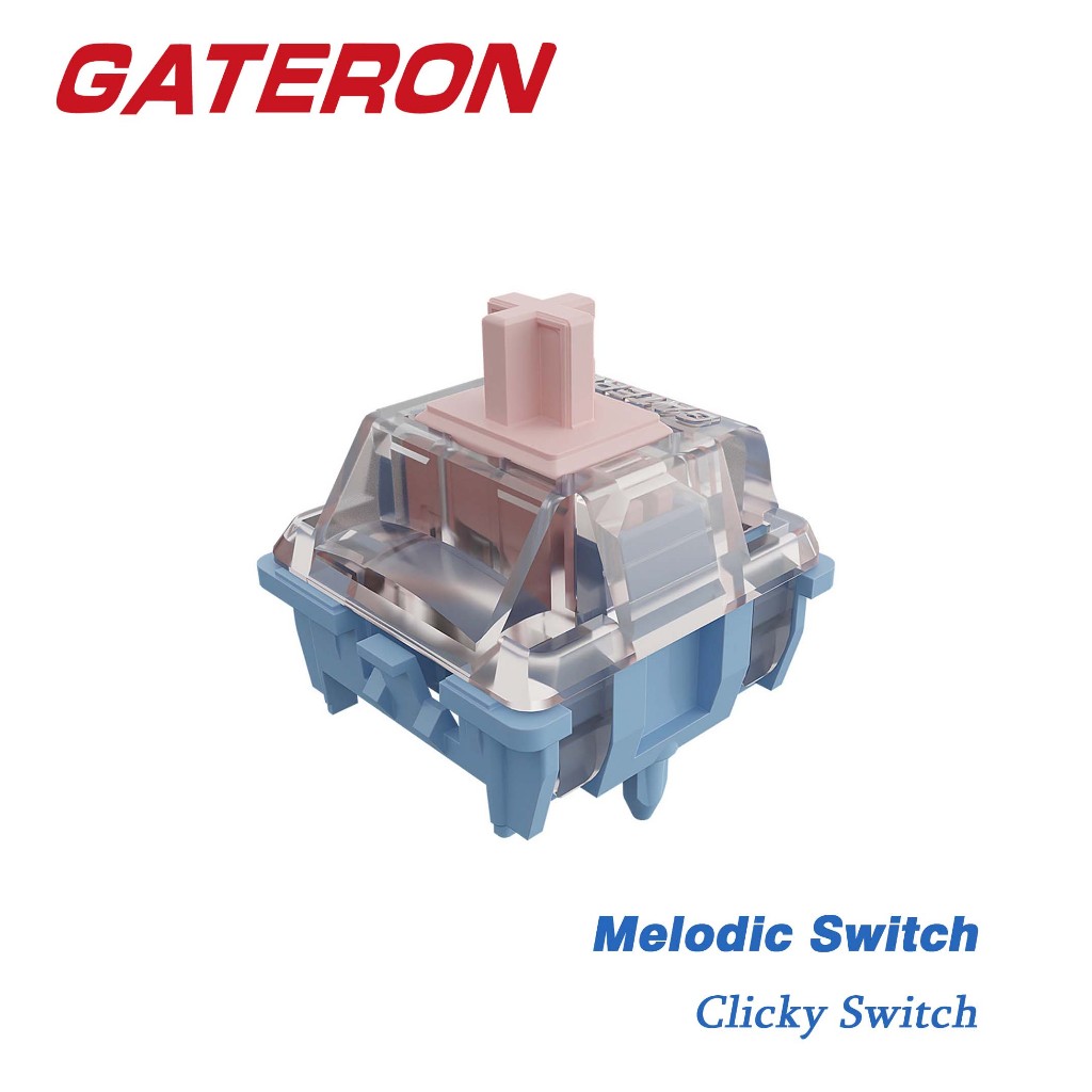 Công tắc bàn phím Melodic GATERON Công tắc phím Clicky 5 Pin 60gf cho ...