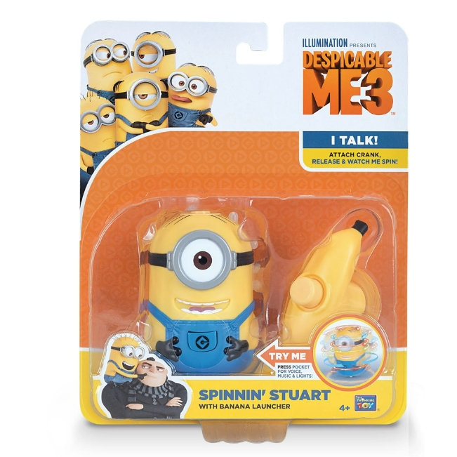 Disney Despicable Me Minion Spinning Stuart với âm thanh bệ phóng chuối ...