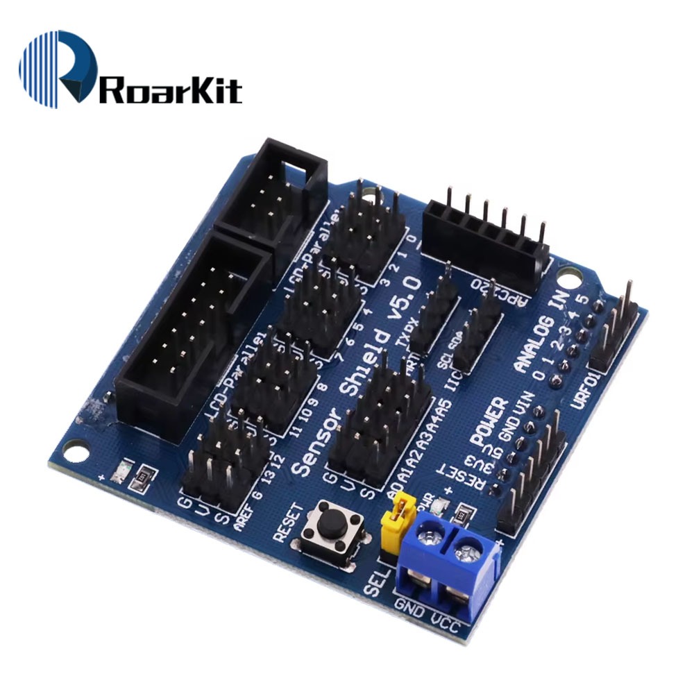 Tấm chắn cảm biến V5.0 Bảng mở rộng UNO MEGA R3 V5 cho Arduino Khối xây ...