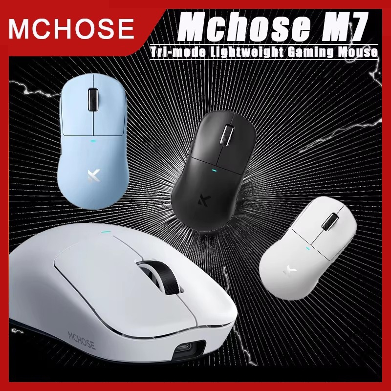 Chuột chơi game Mchose M7 / M7 Pro Tri-mode Wireless PAW3395 Cảm biến Nhẹ 8k Tỷ lệ bỏ phiếu ...