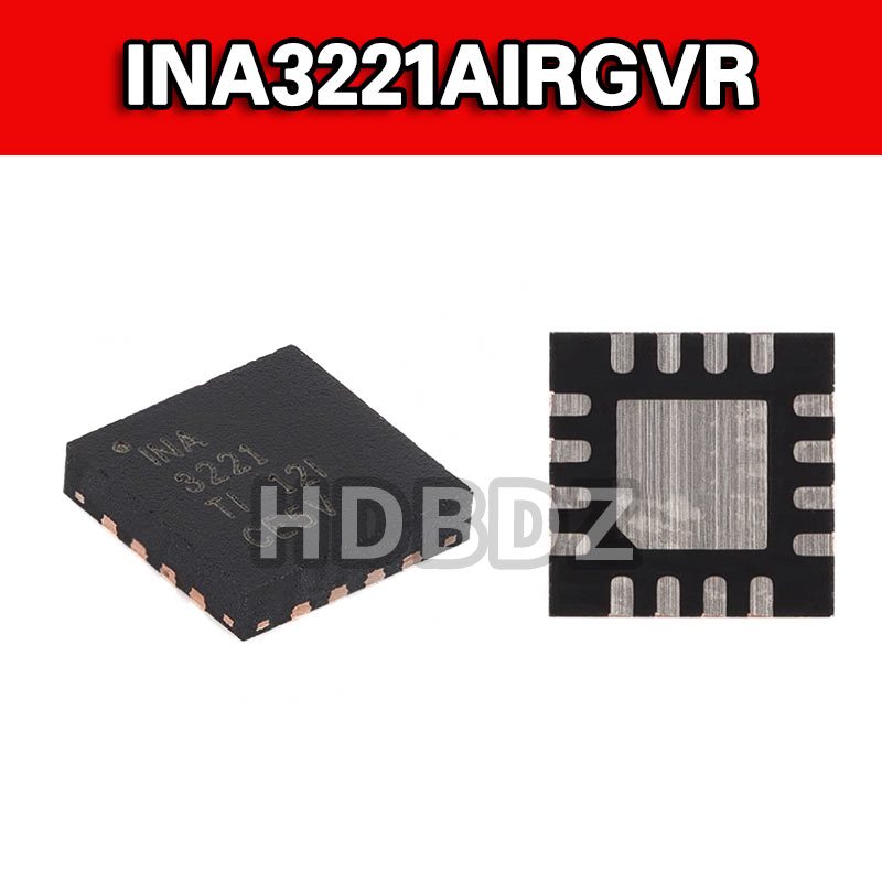 1-3PCS INA3221 INA3221AIRGVR VQFN-16 Dòng Điện / Điện Áp Màn Hình Chip ...