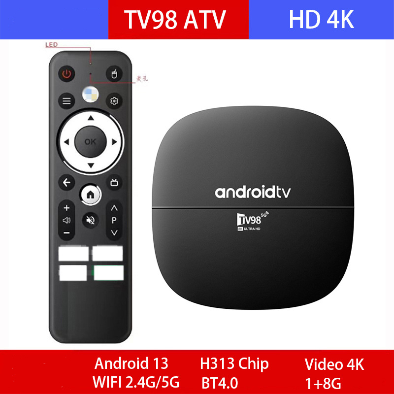 Tv98 Android 13 TV Box 2.4G / 5G WiFi 4K 16 + 256GB BT4.0 Android Box ...