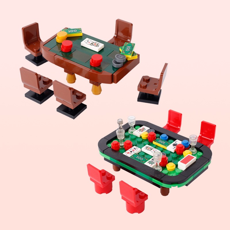 Lego Phần Bàn Poker Và Phòng Cờ Vua Khối Xây Dựng Đồ Chơi | Shopee Việt Nam
