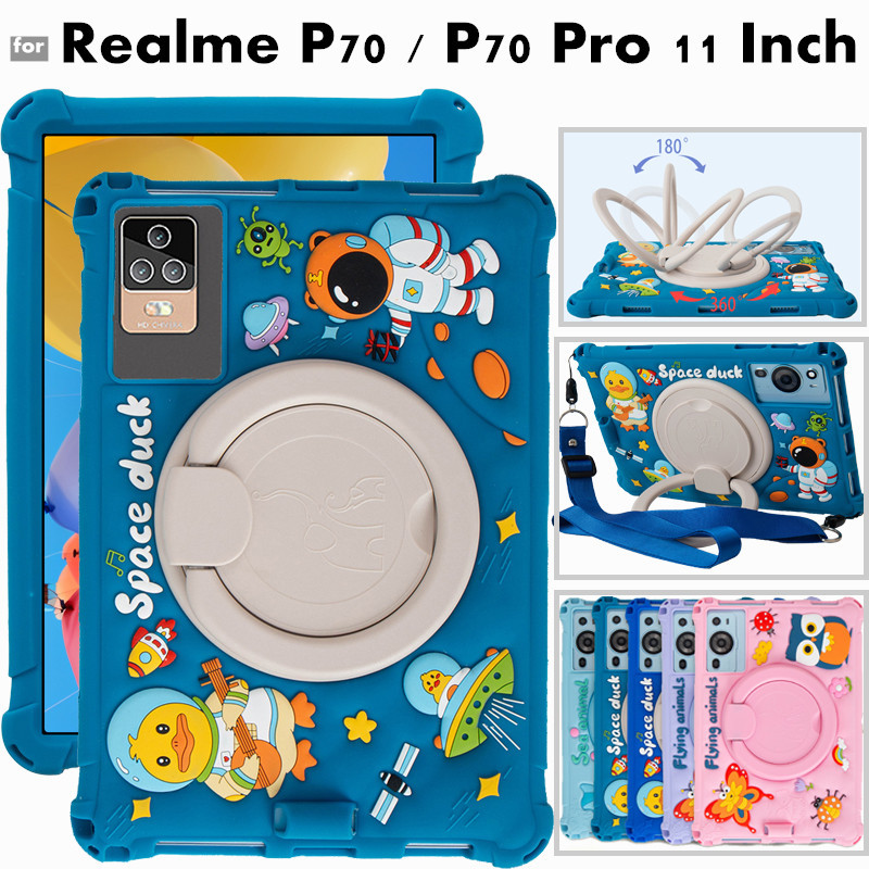 Realme Pad Tablet P70 Pro 12 Inch Xoay 360 Độ Hoạt Hình Dễ Thương Chống ...