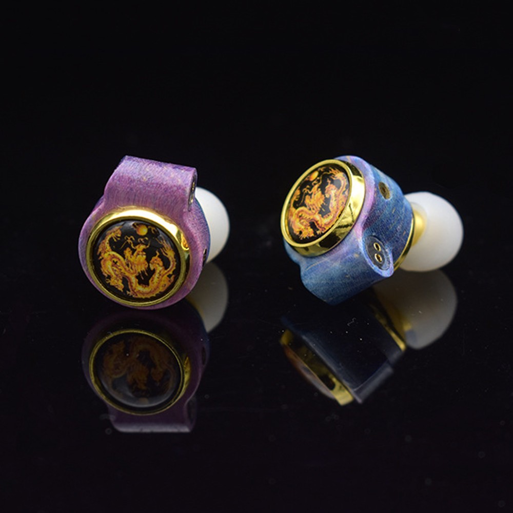 Fengru WDM01 Tai nghe gỗ ổn định DLC Bộ năng động Tai nghe HiFi DIY Tai ...