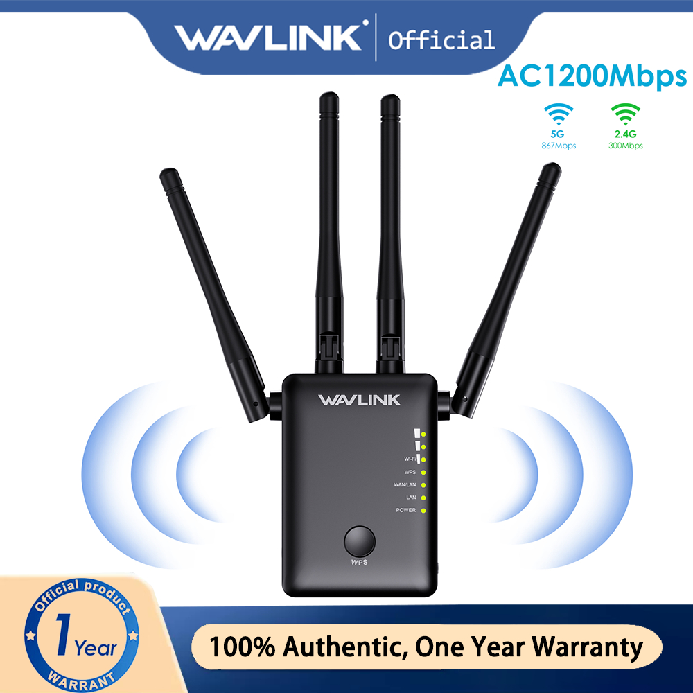 Wavlink AC1200 WIFI 5 1200Mbps 2.5G 5G Dual Band Repeater AP Router Chế ...