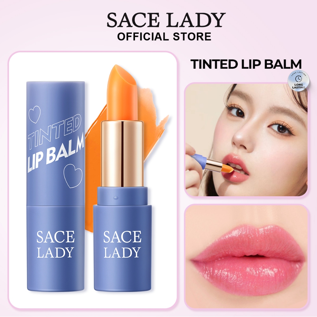 Son Môi SACE LADY Dưỡng ẩm Thay đổi Nhiệt độ Son Môi Siêu Dính 3.5g ...