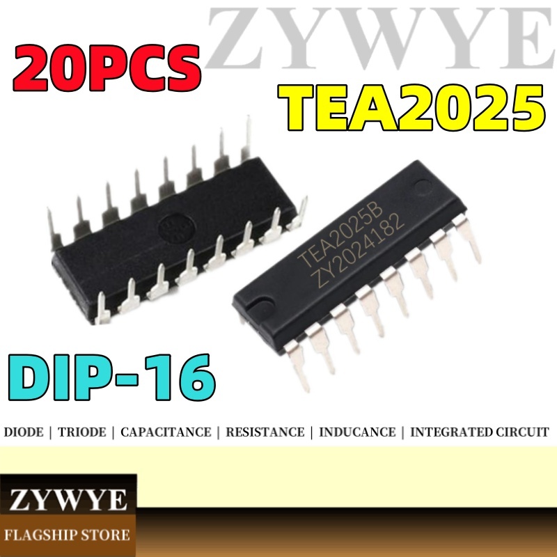 20 Chiếc TEA2025B DIP16 TEA2025 TDA2025 TEA2025L YG2025 CD2025CP ...