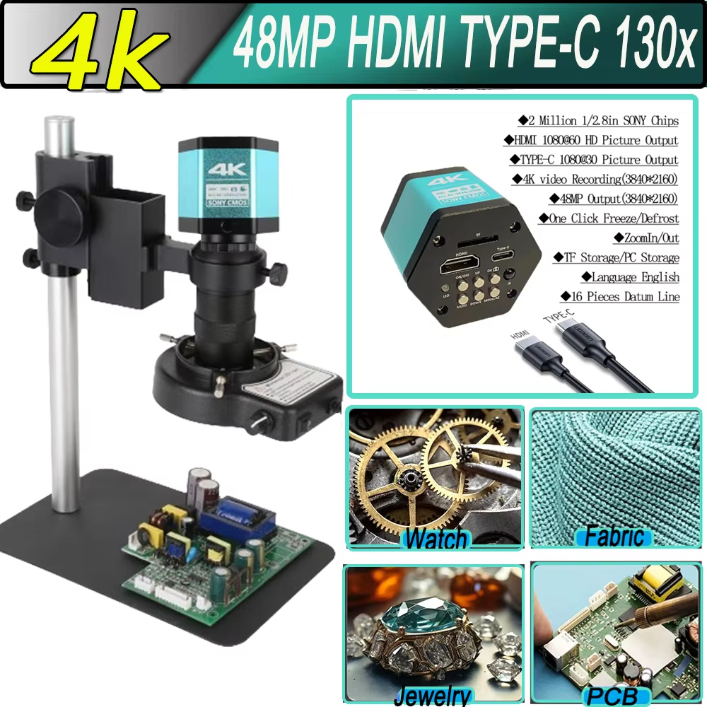 [Cod] Camera kính hiển vi công nghiệp kỹ thuật số YIZHAN 4K HDMI USB ...