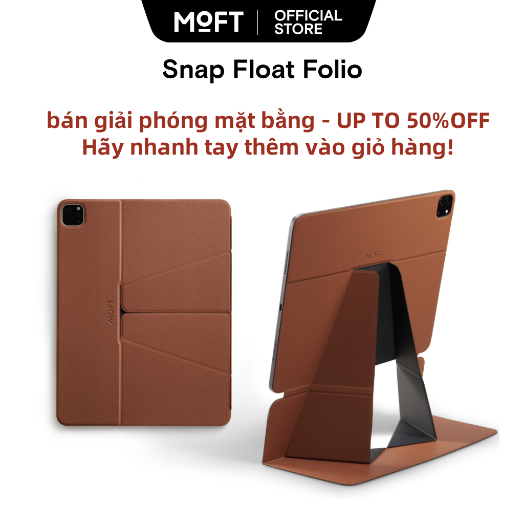 Moft Snap Float Folio cho iPad Giá đỡ máy tính bảng có thể điều chỉnh cho bàn làm việc, Giá đỡ ...