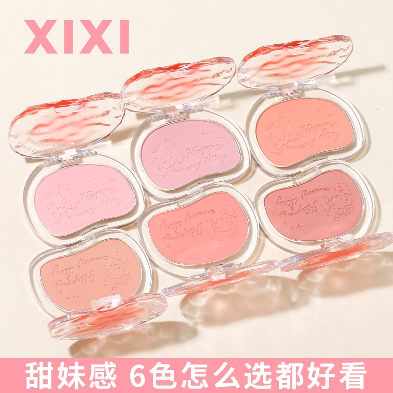 Xixi Single Color Powder Cheek blush Matte Expansion trần mơ Sun Red ...