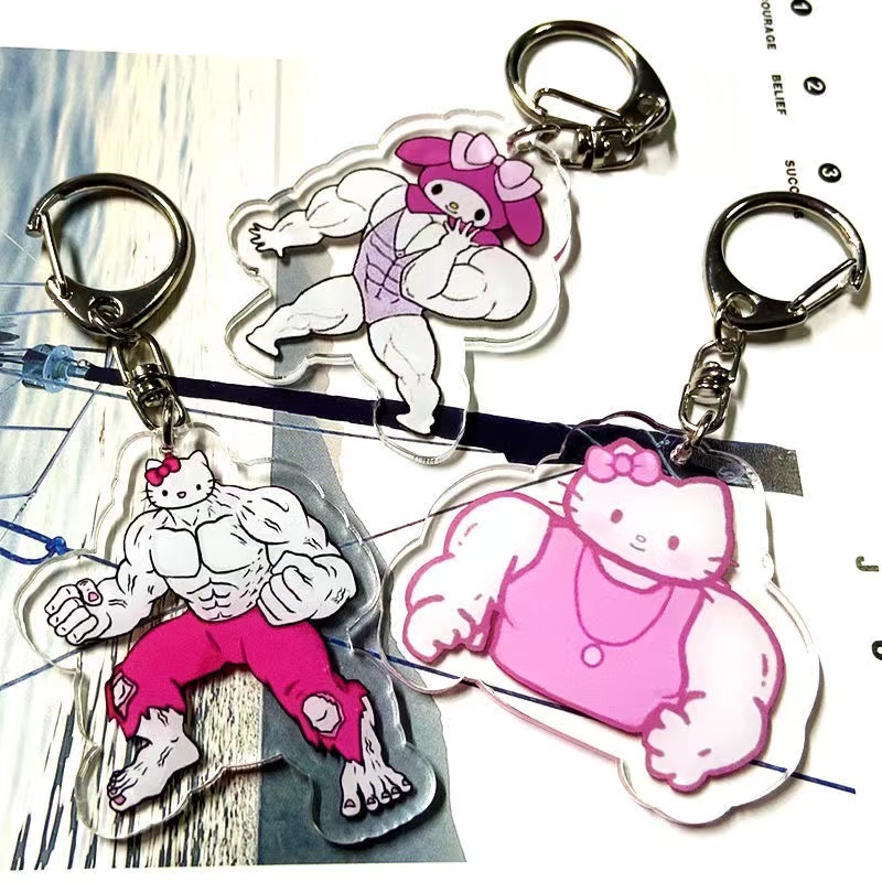 💕Dy💕Ngộ nghĩnh Sanrio Cơ Móc Khóa Anime Hello Kitty Kawaii Bé Gái Móc ...