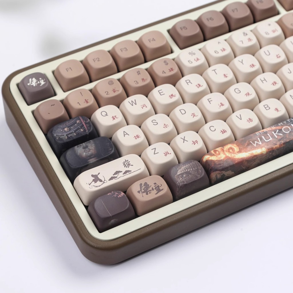 Huyền thoại đen Wu kong Keycaps MOA Profile PBT Dye Thăng hoa Keycap ...