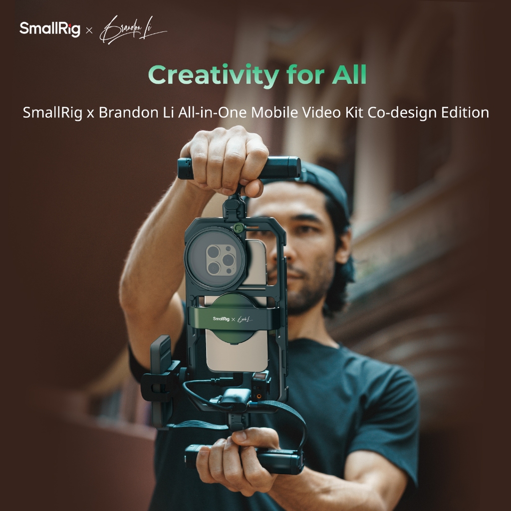 Smallrig x Brandon Li Bộ Video di động tất cả trong một Phiên bản đồng ...