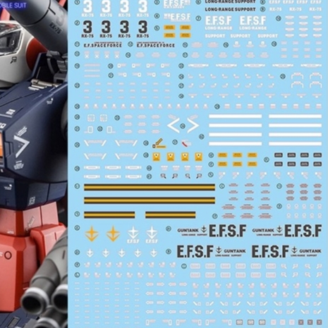 [Yan] MG 1 / 100 RX-75 NƯỚC DECAL | Shopee Việt Nam