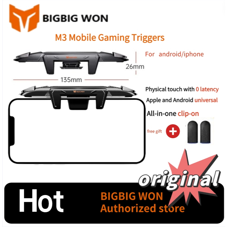 Bigbig WON Mechager Plus M3 / M1 Kích hoạt chơi Game di động Bộ điều khiển trò chơi Tích hợp Kẹp ...