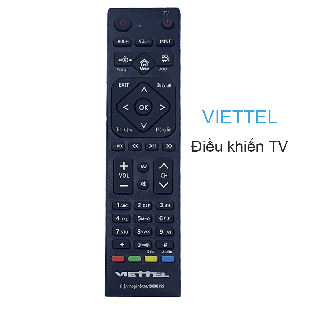 Remote điều khiển VIETTEL TV - VIETTEL điều khiển | Shopee Việt Nam
