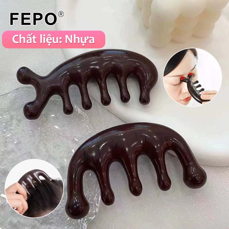 Lược Massage đa chức năng FEPO Lược Massage kinh tuyến gỗ đàn hương ...