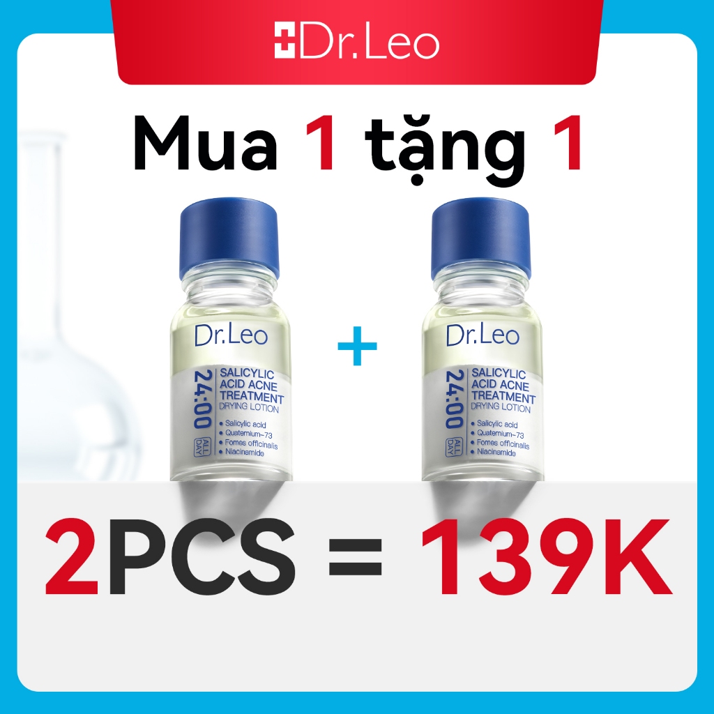 Serum chống mụn Dr.Leo Tinh chất Hỗ trợ giảm mụn Axit Salicylic 10ml Acnes Skincare | Shopee ...