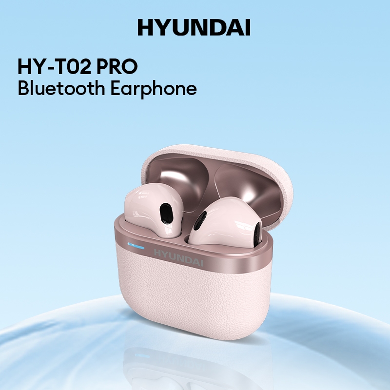 Tai nghe không dây Hyundai HY-T02 Pro AI IPX5 Chống nước Khử tiếng ồn thông minh Chất lượng âm ...