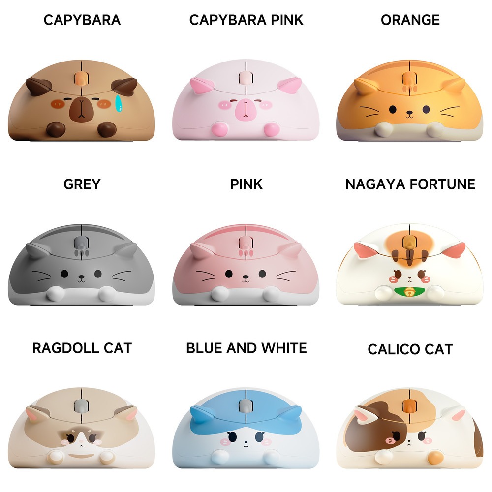Chuột Chủ Đề Hamster / Mèo Chuột Không Dây 2.4GHz 4000DPI USB Quang ...
