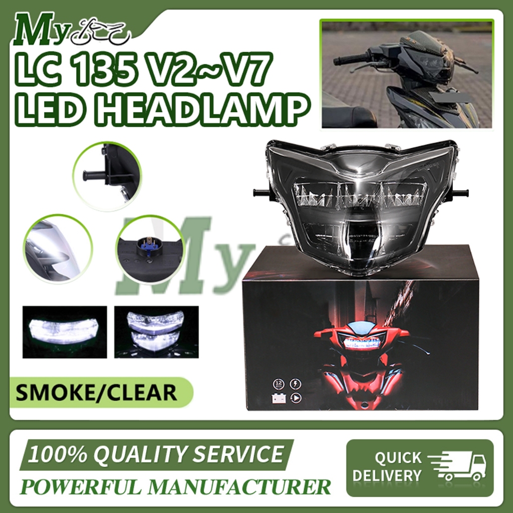 Dành Cho Xe Yamaha LC135 V2 V3 V4 V5 V6 Đèn Pha LED Xe Máy Xe Tay Ga ...