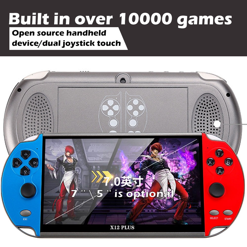 Máy chơi game X12 Plus -20000 trò chơi có sẵn màn hình 7 inch - nghe ...