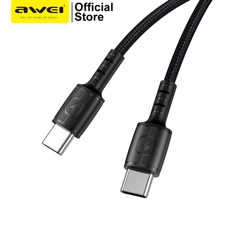 Cáp Awei CL-71T Loại C Sạc Nhanh Loại C Sang Loại C 30W Sạc Nhanh 1M ...