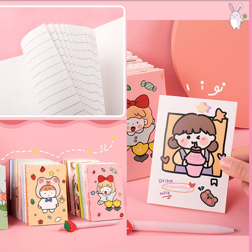 ☄️starryshop☄️Sổ tay sổ ghi chép mini dễ thương vở kẻ ngang cầm tay 8 ...
