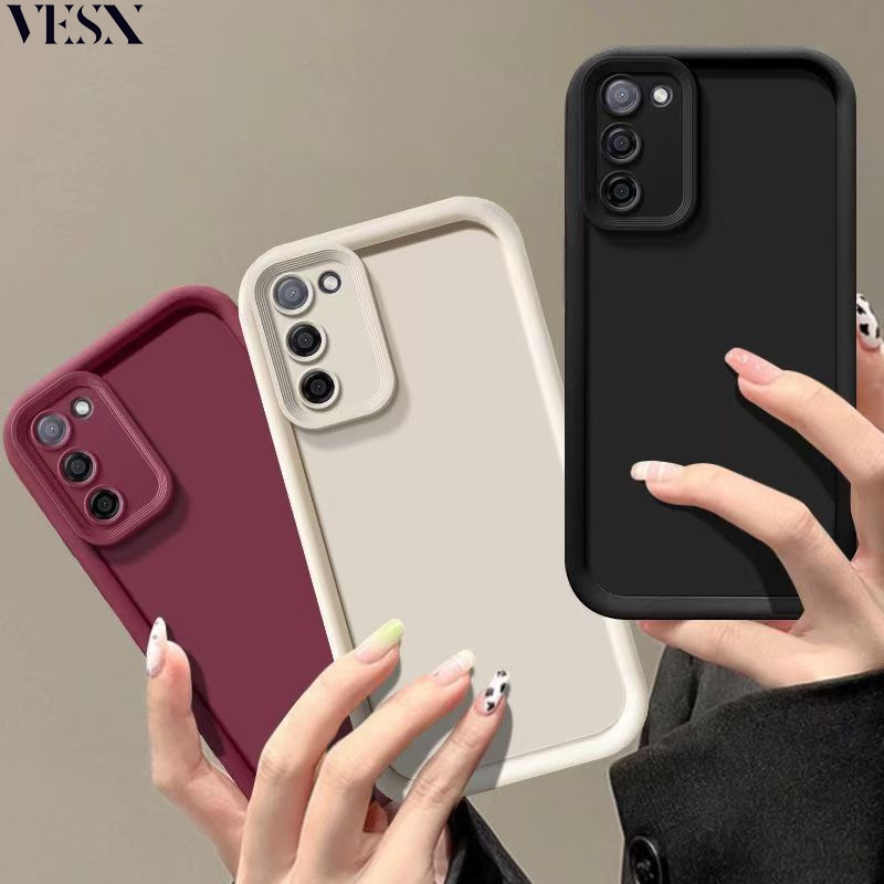 Ốp điện thoại dẻo cạnh vuông thích hợp cho Samsung ss Galaxy S21 S20 Note 10 20 Ultra Plus 4G 5G ...