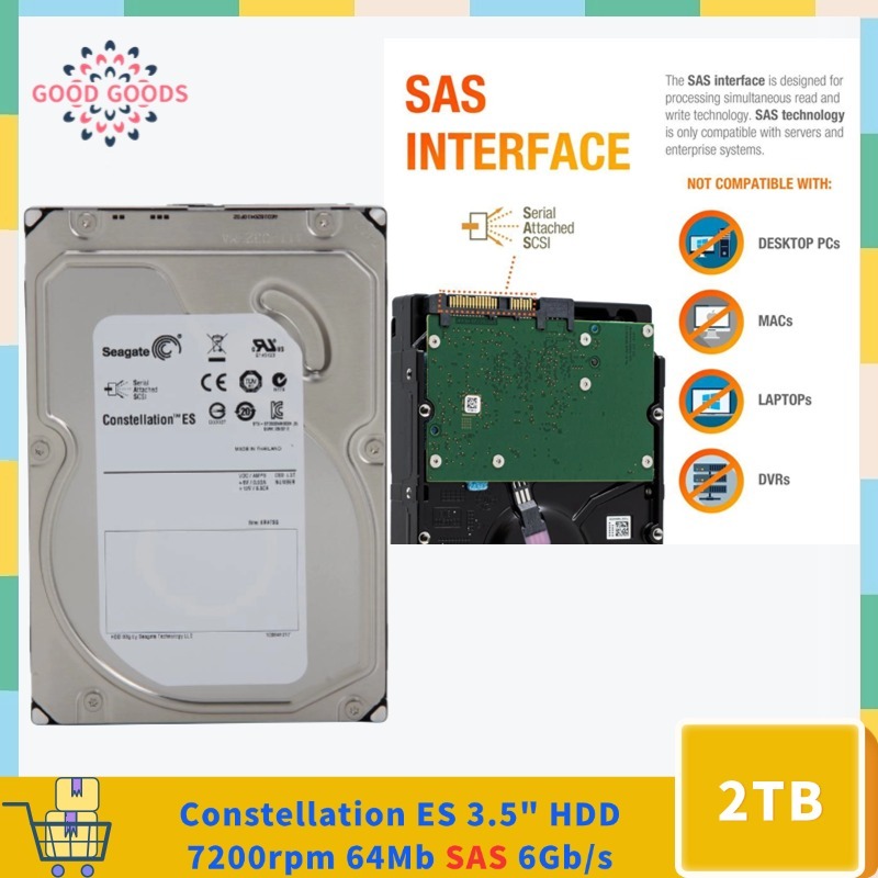 (Không CHO PC HOME!)Sử DELL / Seagate Chòm sao ES ST2000NM0001 2TB 7200 ...