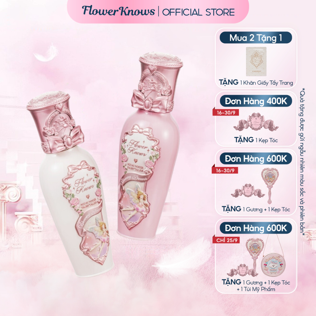 Flower Knows Midsummer Fairytales Collection Lip Gloss Dưỡng Ẩm Liquid ...